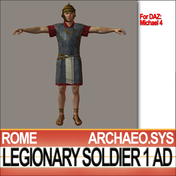 Ancient Rome Legionary Soldier Props Set 3D model | CGTrader
