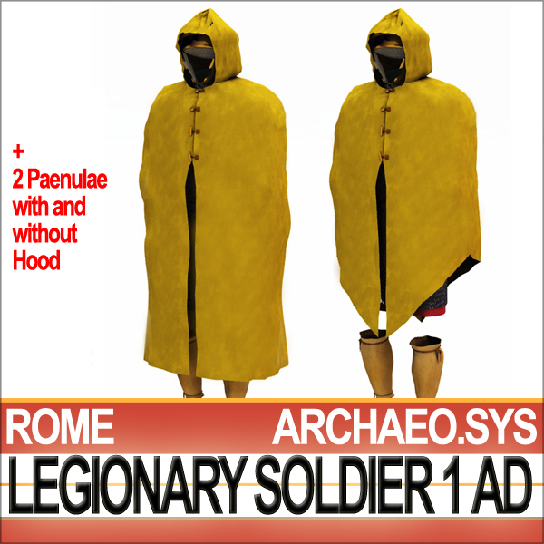 Ancient Rome Legionary Soldier Props Set 3D model | CGTrader