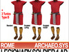Ancient Rome Legionary Soldier Props Set 3D model | CGTrader