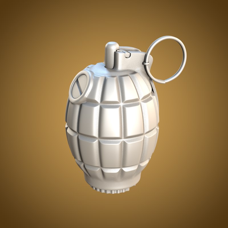 36M Mills bomb 3D model | CGTrader