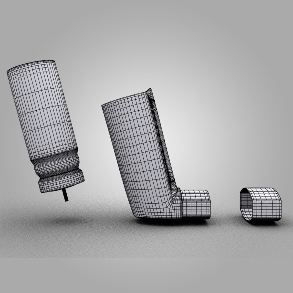 Fostair Asthma Inhaler 3D model | CGTrader