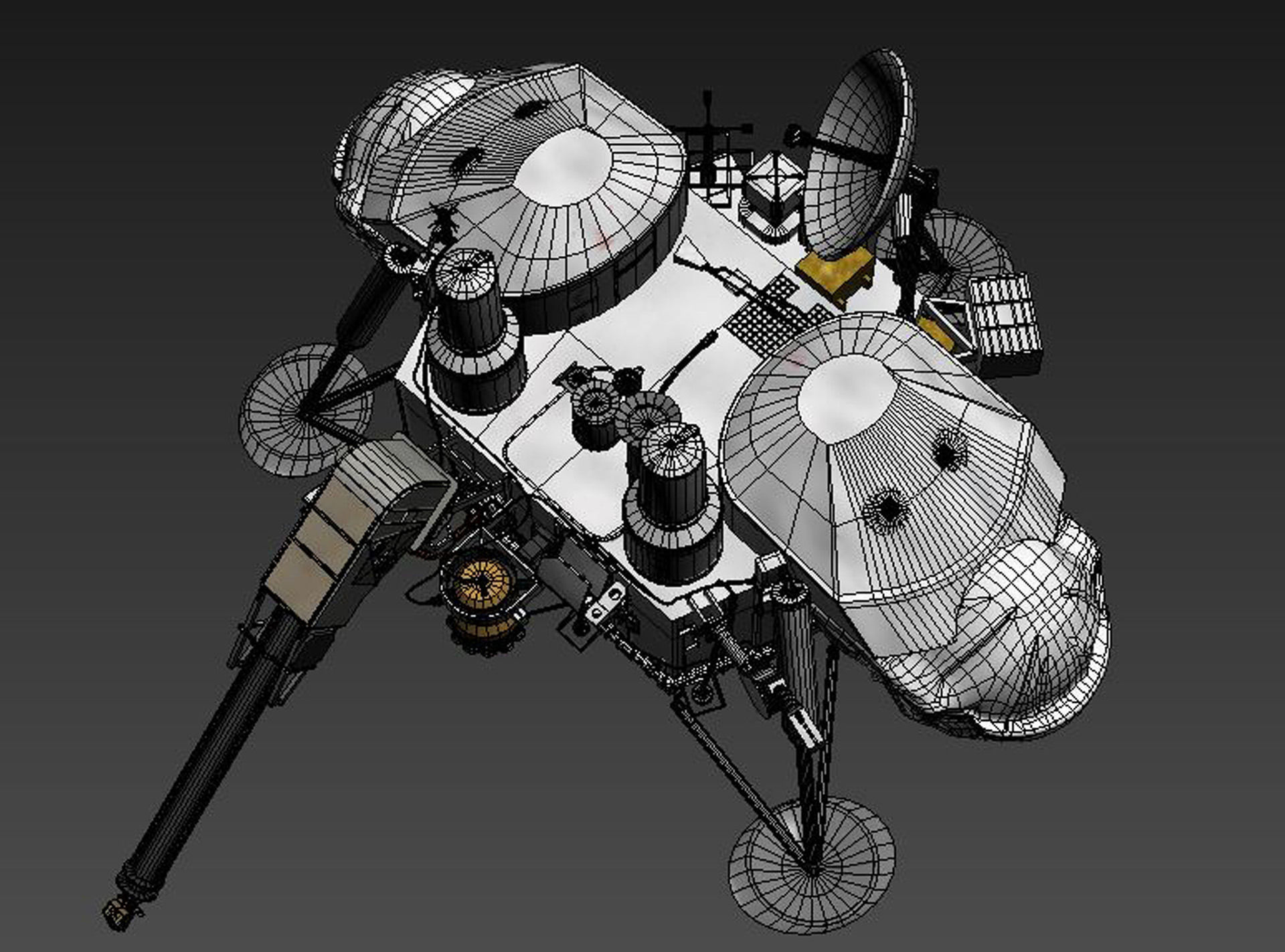 Viking mars lander 3D model | CGTrader