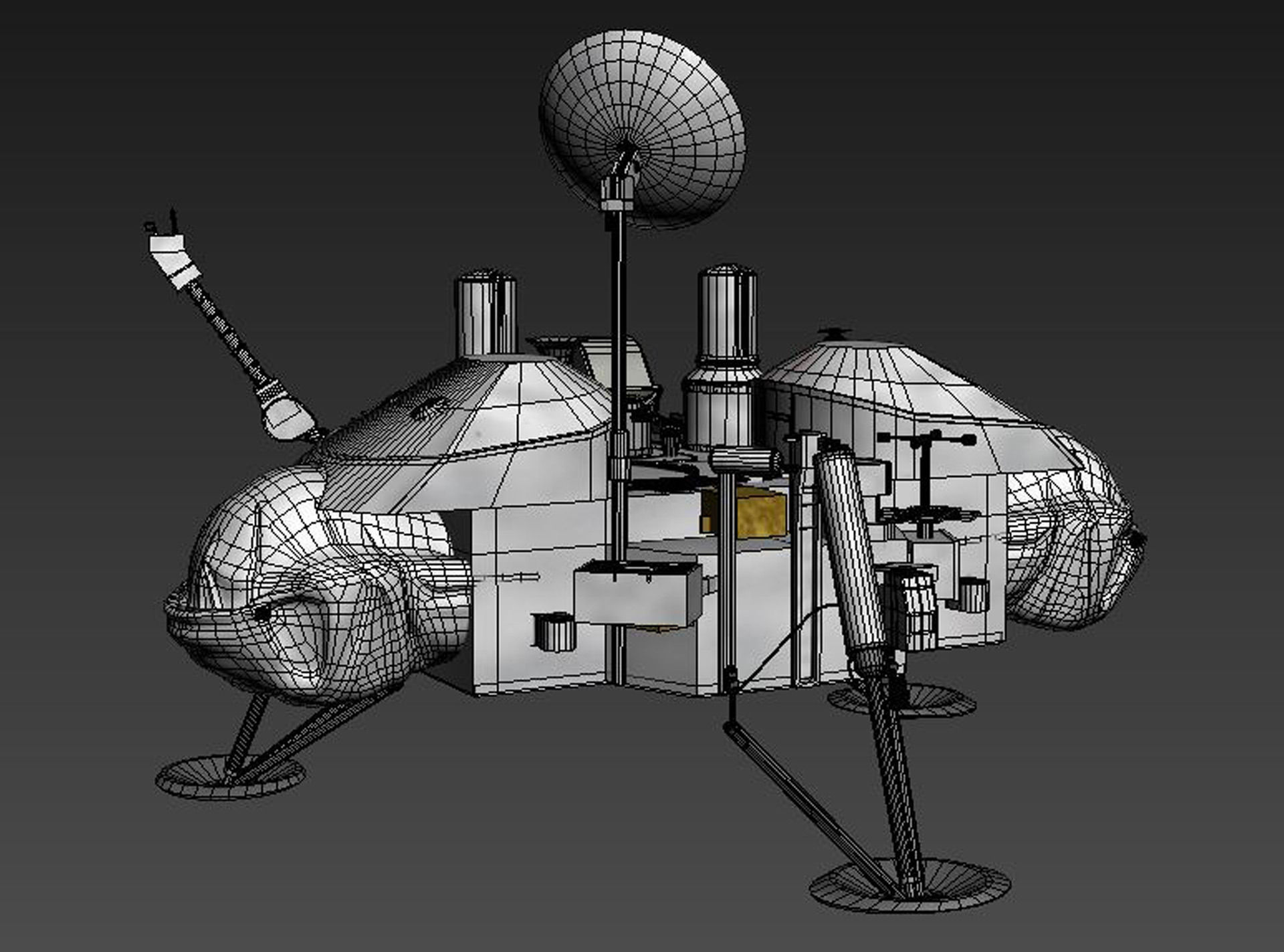 Viking mars lander 3D model | CGTrader
