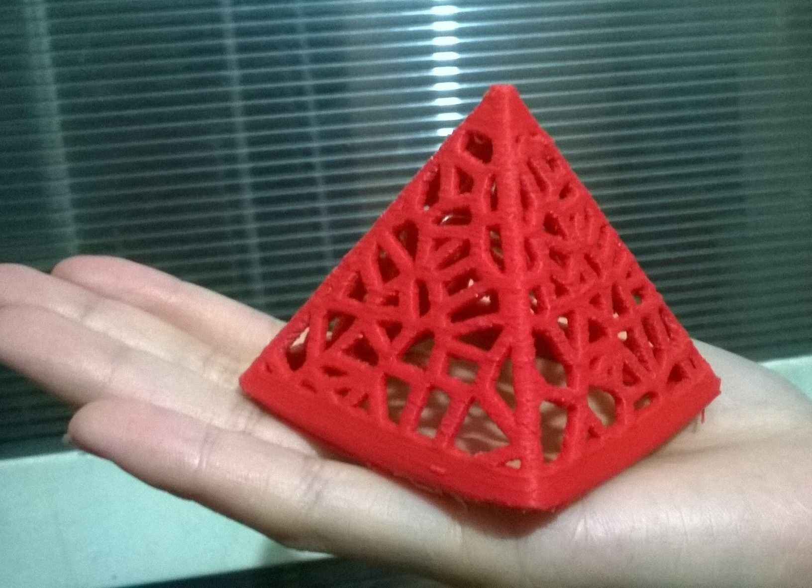 Wired Pyramid 3D model 3D printable | CGTrader