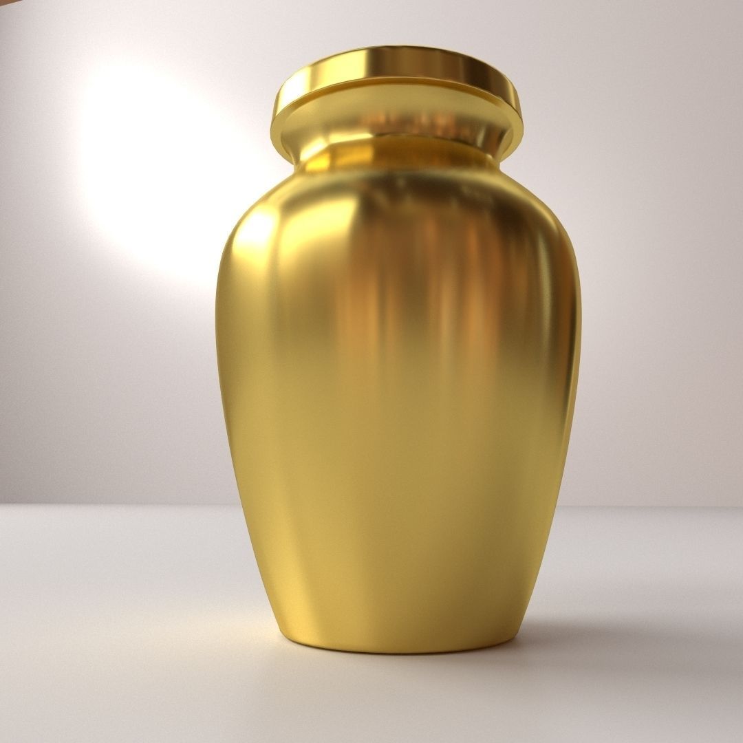 Cremation Urn 3D Model 3DS FBX BLEND DAE | CGTrader.com