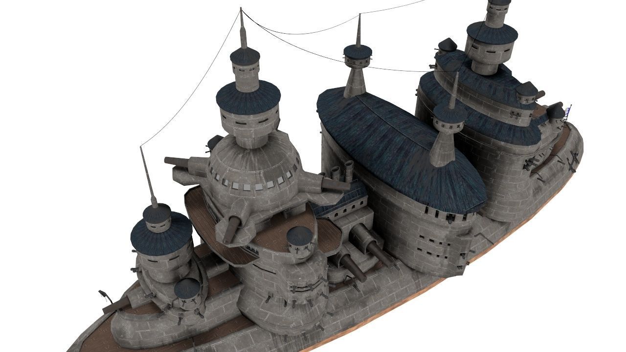 Steampunk Cruiser 3D model | CGTrader