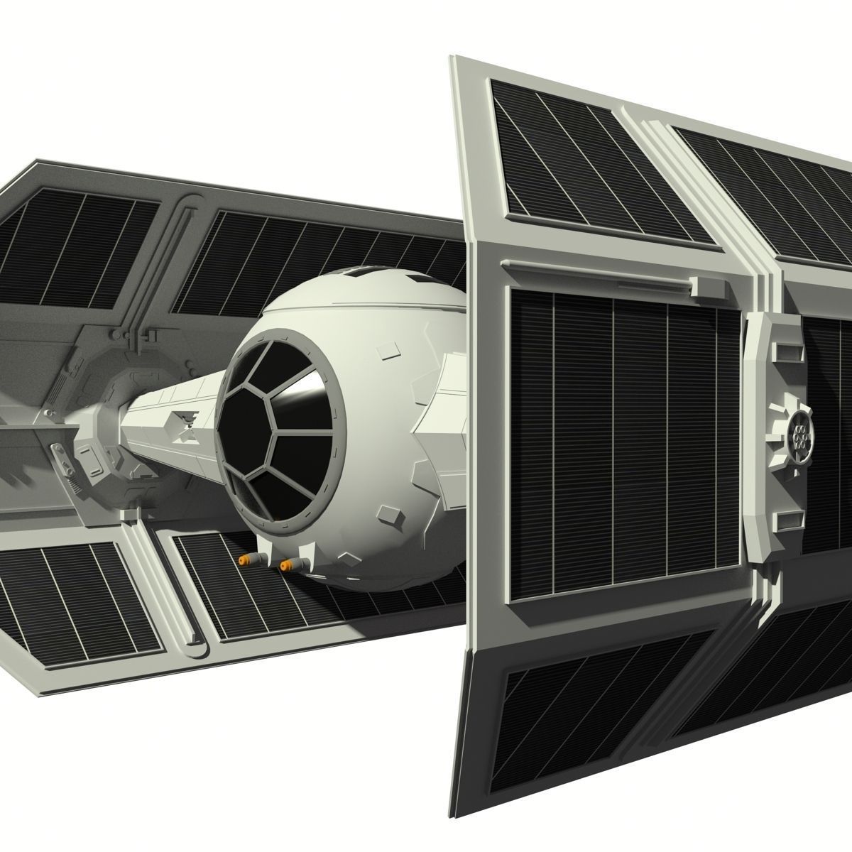 TIE Advanced x1 3D model | CGTrader