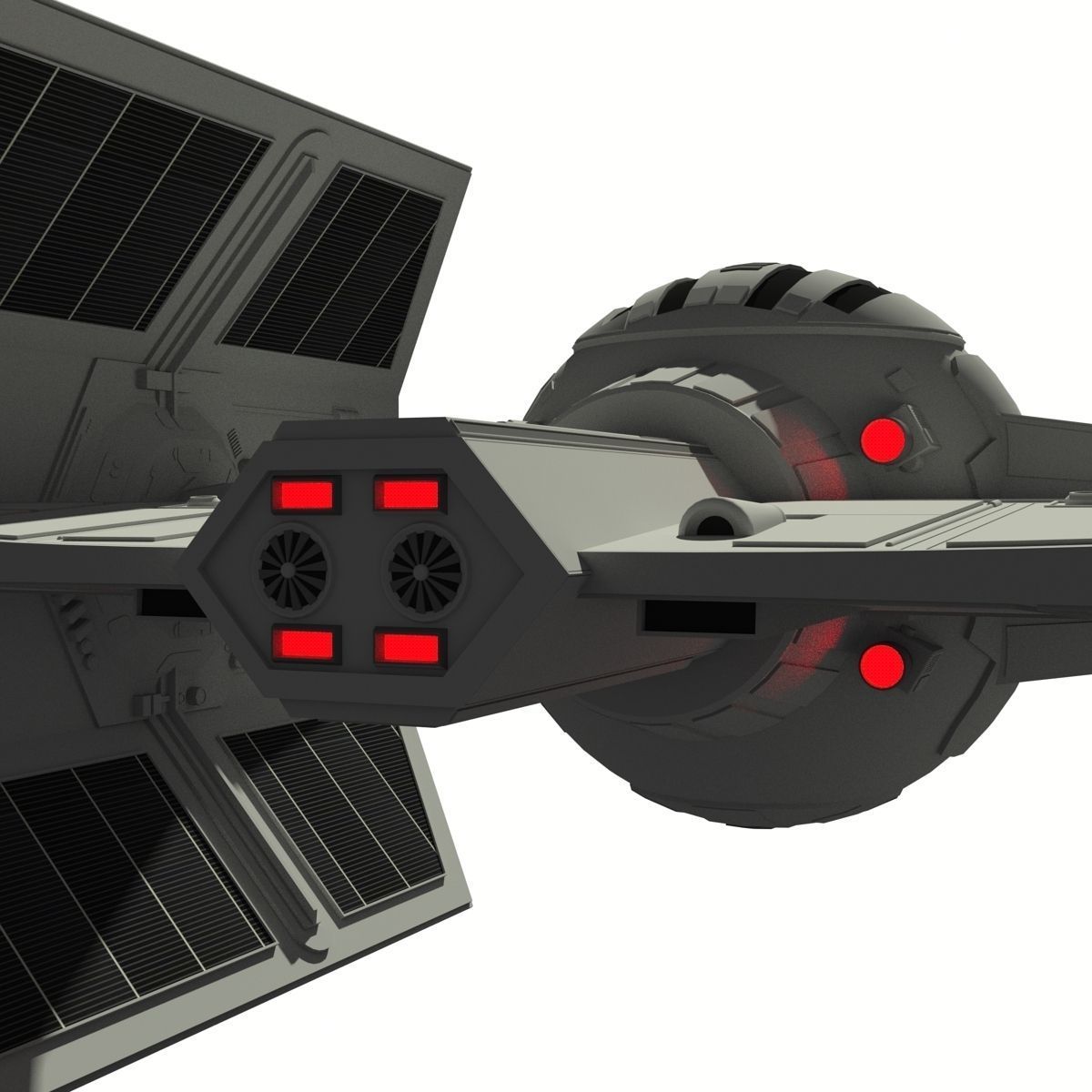 TIE Advanced x1 3D model | CGTrader