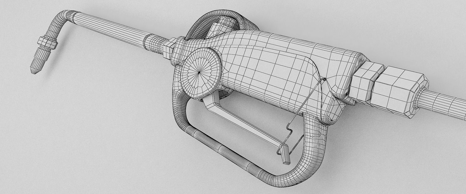 3D model OIL DISPENSER NOZZLE VR / AR / low-poly | CGTrader