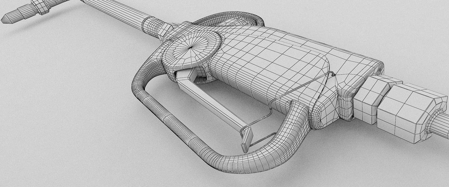 3D model OIL DISPENSER NOZZLE VR / AR / low-poly | CGTrader