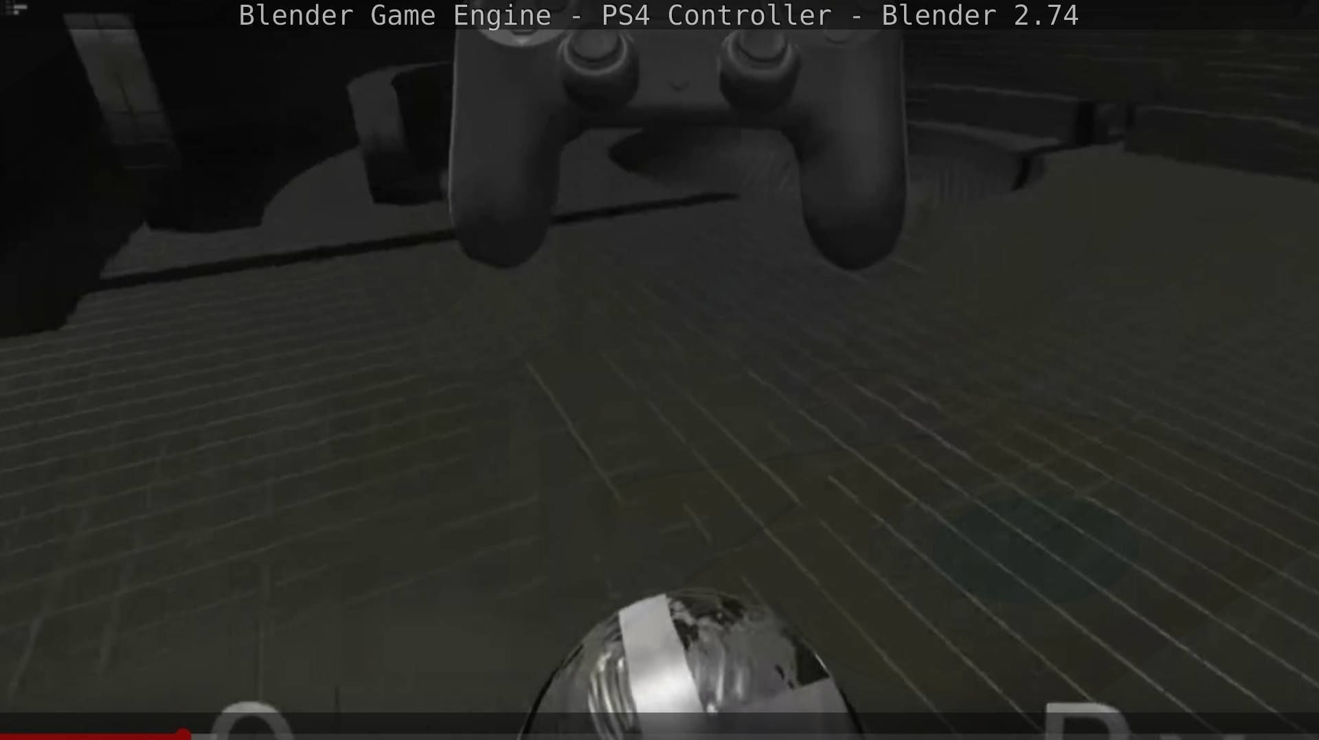 Blender Game Engine PS4 Controller Python Script free VR / AR / low-poly 3D model animated ...