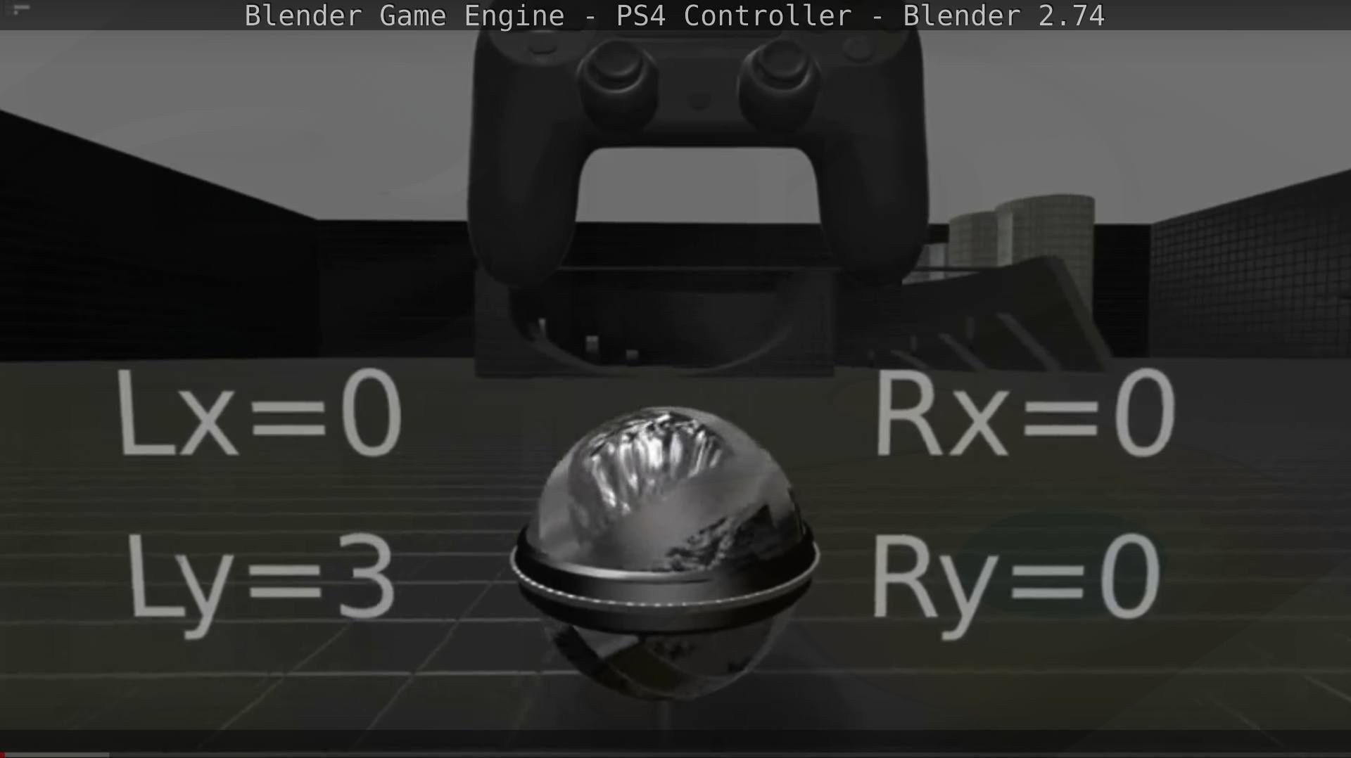 Blender Game Engine PS4 Controller Python Script free VR / AR / low ...