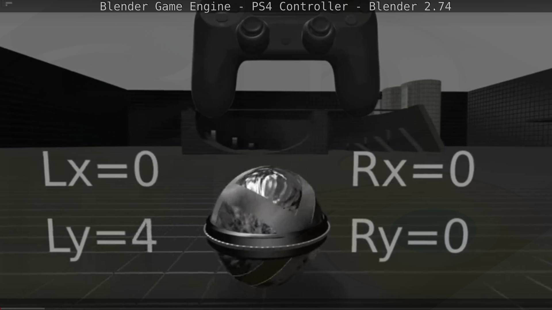 Blender Game Engine Ps4 Controller Python Script Free Vr Ar Low Poly 3d Model Animated
