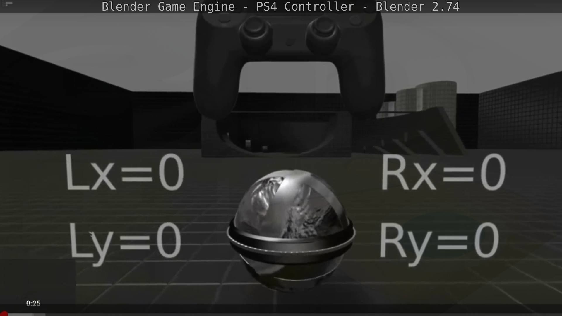 Blender Game Engine PS4 Controller Python Script free VR / AR / low ...