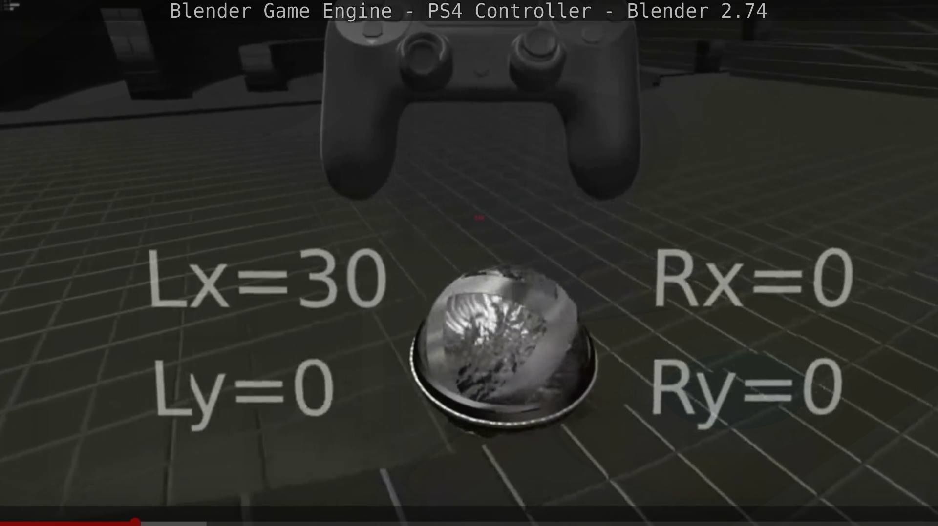 Blender Game Engine PS4 Controller Python Script free VR / AR / low-poly 3D model animated ...