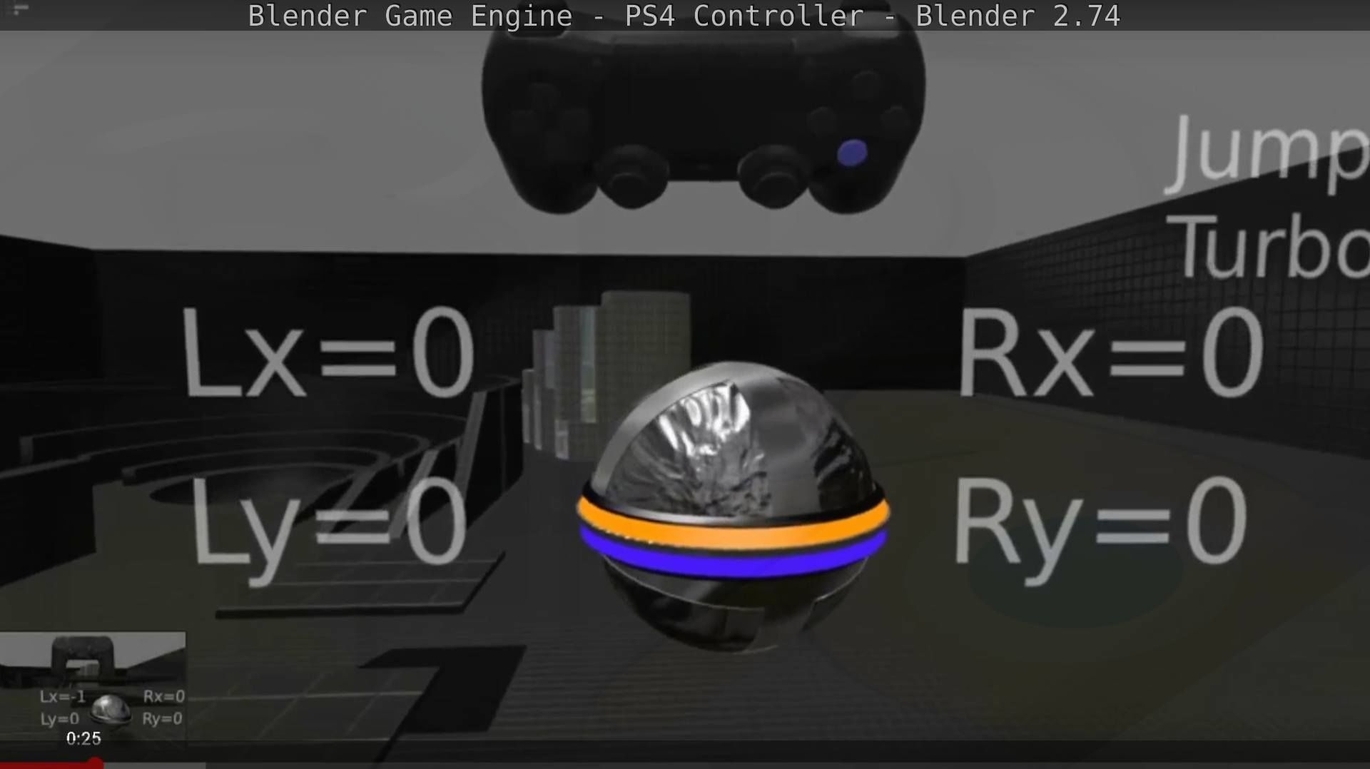 Blender Game Engine PS4 Controller Python Script free VR / AR / low ...