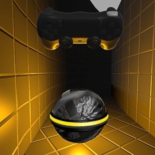 Blender Game Engine PS4 Controller Python Script free VR / AR / low-poly 3D model animated ...