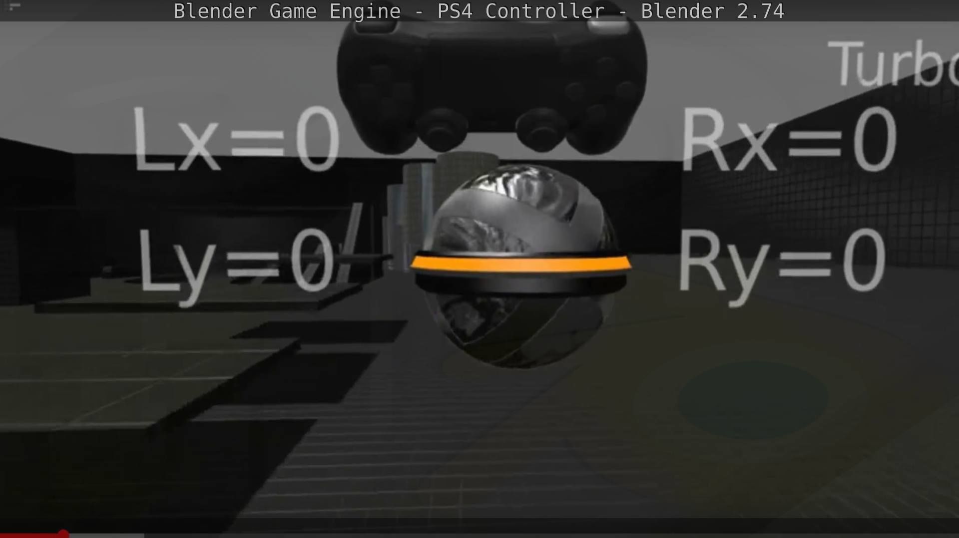 Blender Game Engine PS4 Controller Python Script free VR / AR / low-poly 3D model animated ...