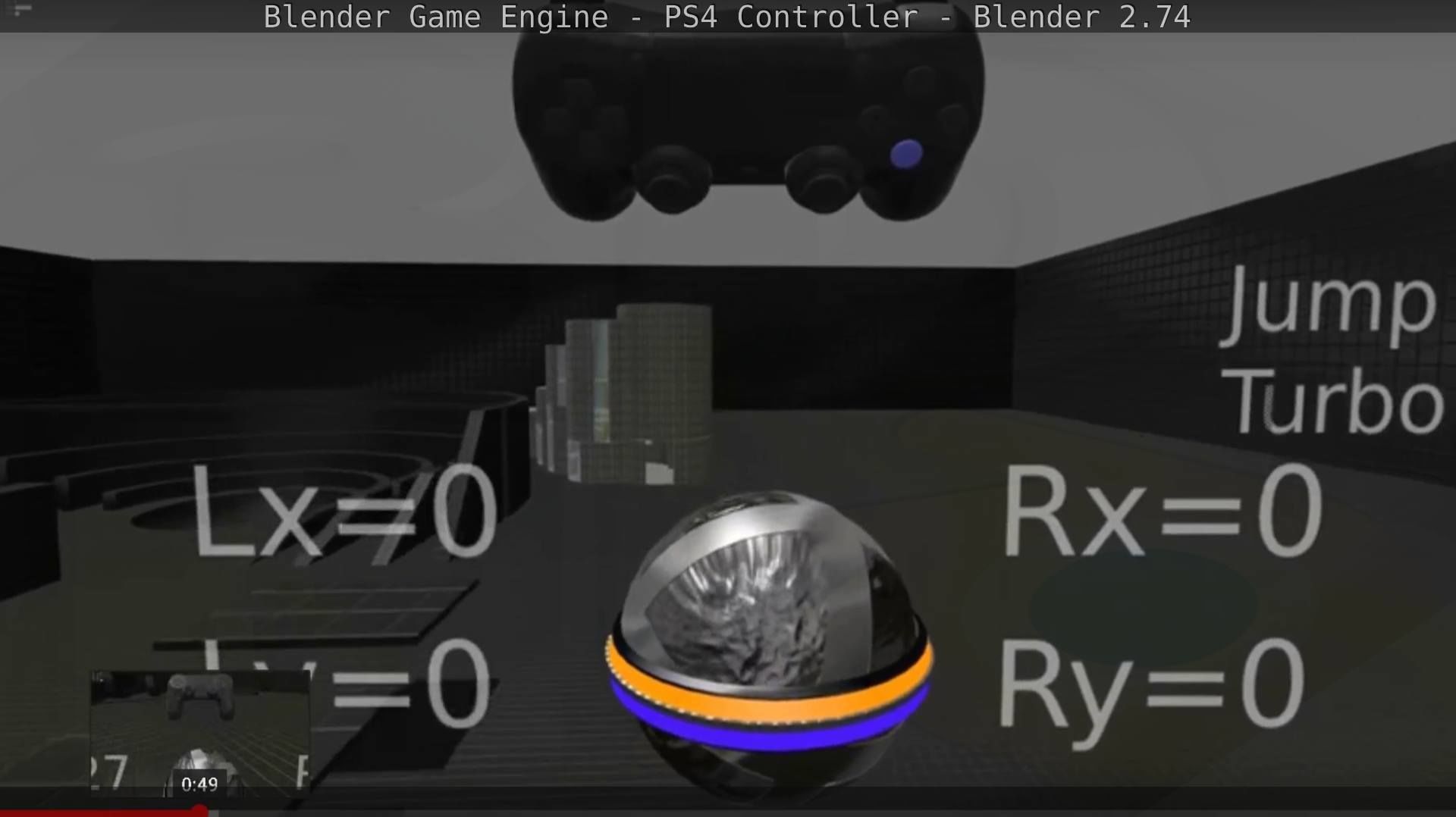 Blender Game Engine PS4 Controller Python Script free VR / AR / low ...