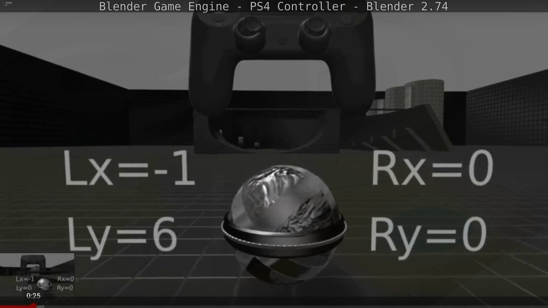 Blender Game Engine PS4 Controller Python Script free VR / AR / low ...
