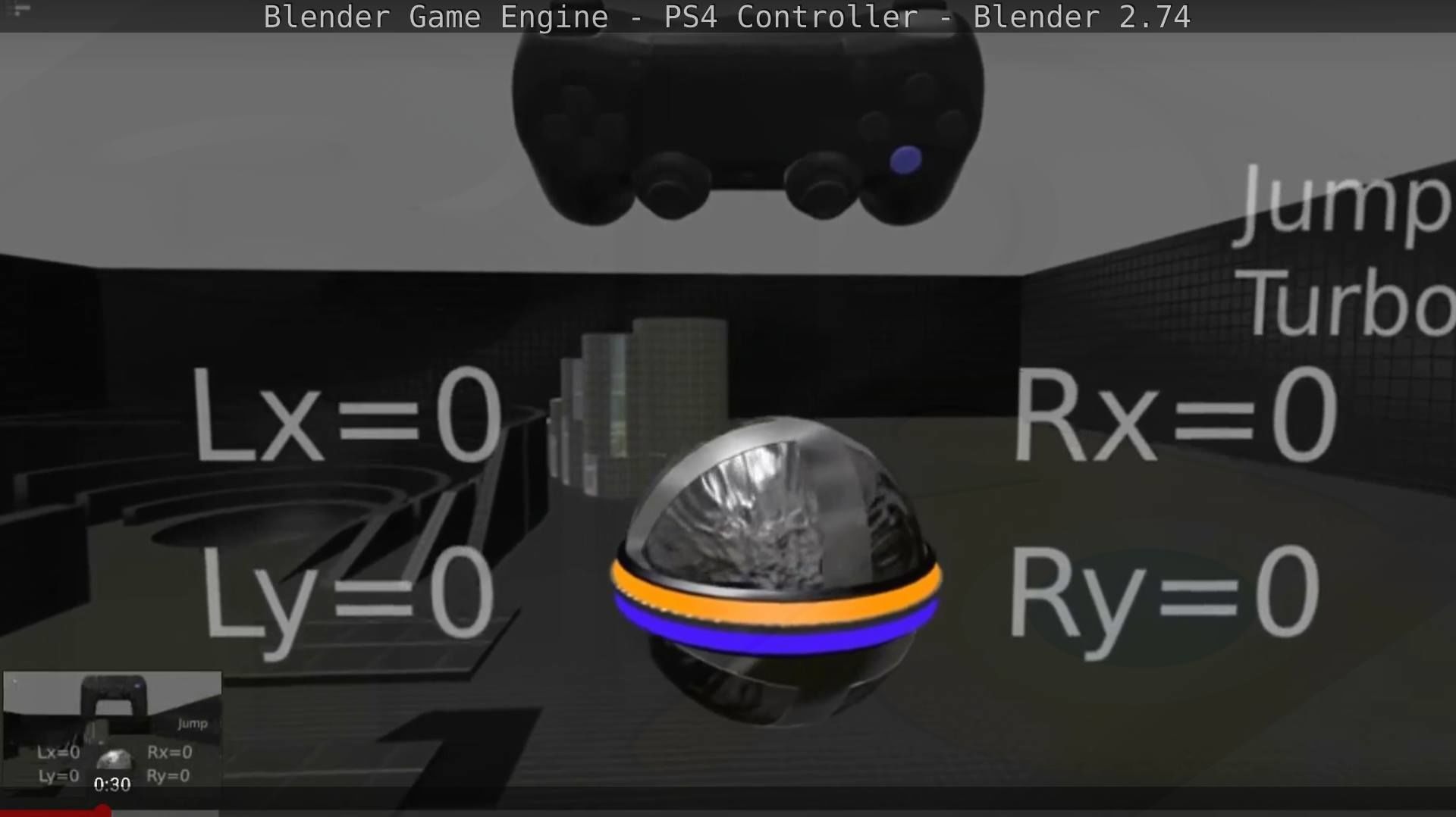 Blender Game Engine PS4 Controller Python Script free VR / AR / low ...