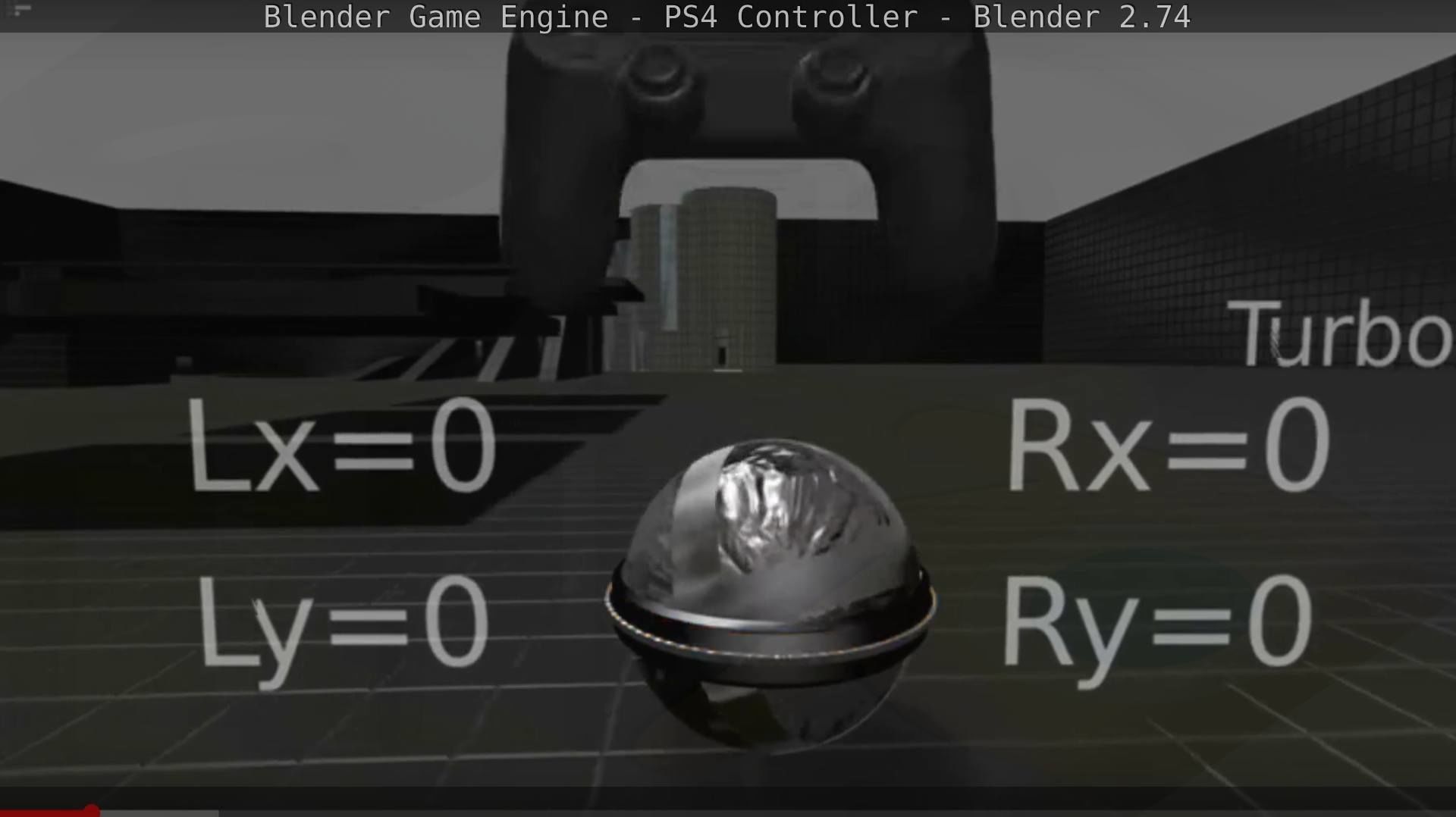Blender Game Engine PS4 Controller Python Script free VR / AR / low-poly 3D model animated ...