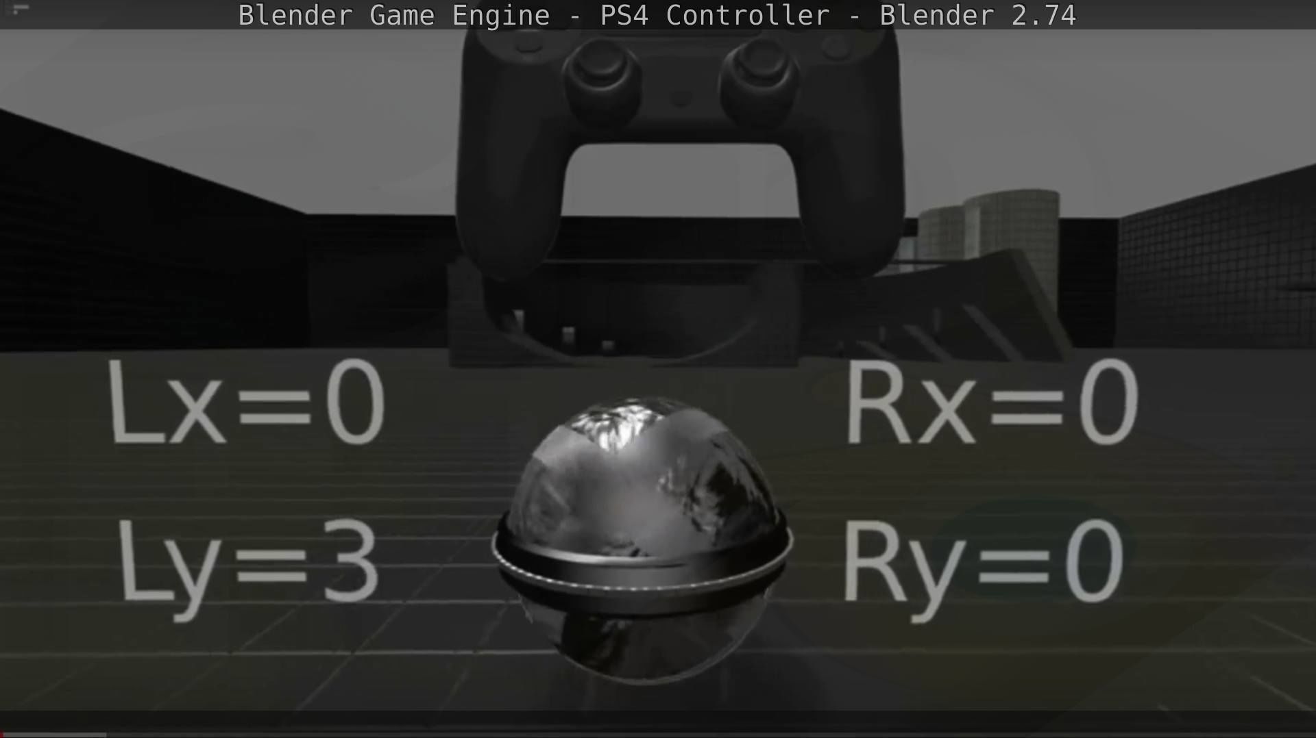 Blender Game Engine PS4 Controller Python Script free VR / AR / low ...