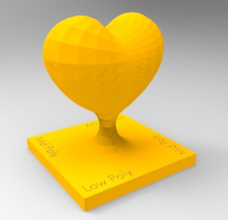 Heart Trophy free 3D model 3D printable | CGTrader