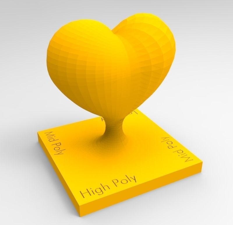 Heart Trophy free 3D model 3D printable | CGTrader