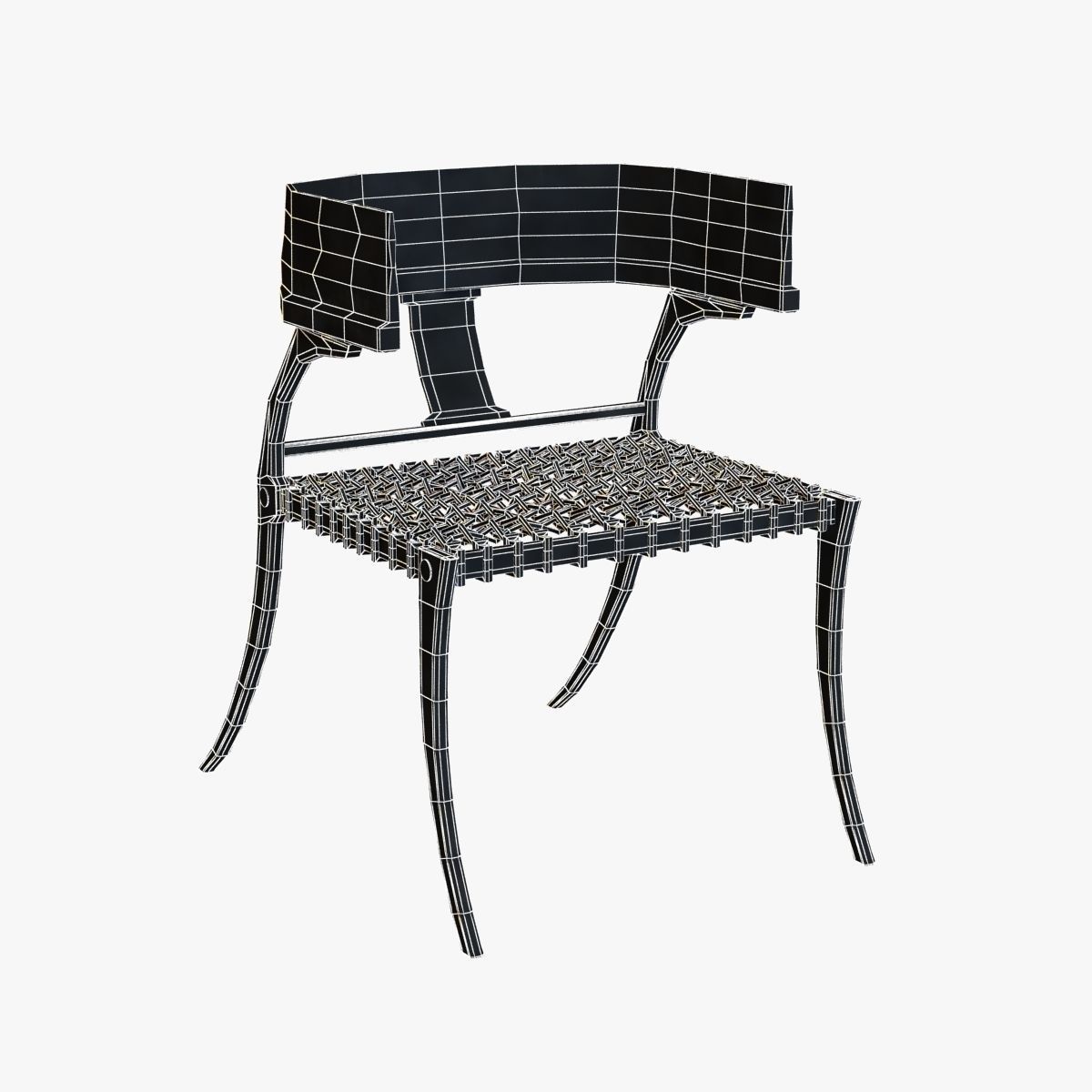 KLISMOS LOW-BACK CHAIR 3D model | CGTrader