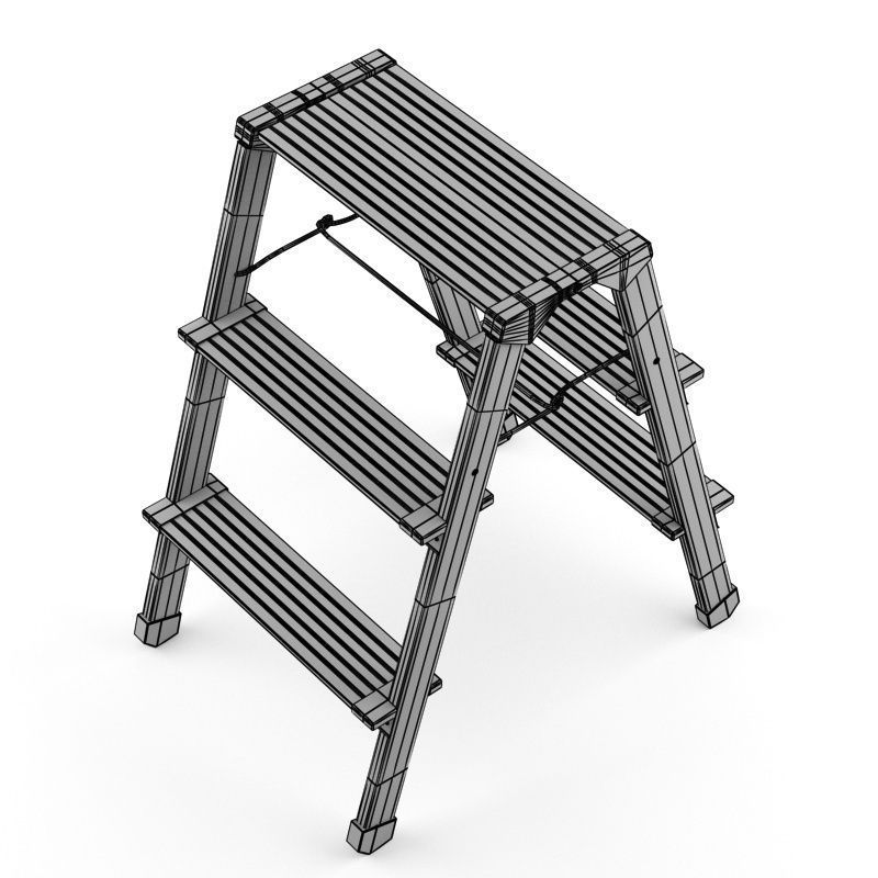 Step ladder 3D model | CGTrader