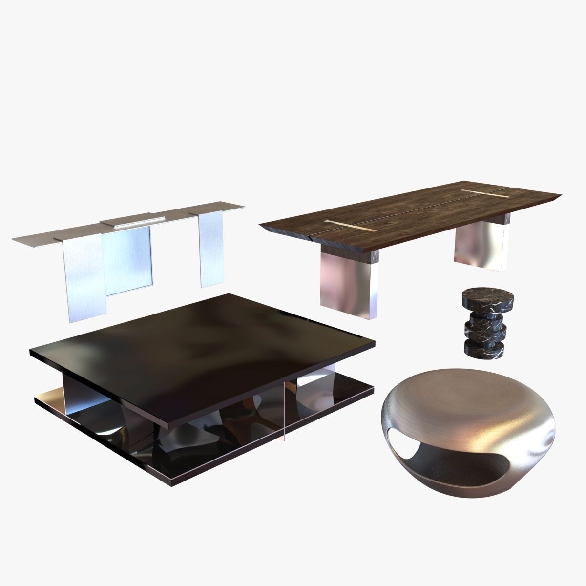 Tables Collection 3D model | CGTrader