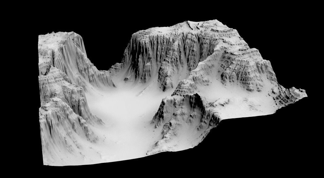 Detailed Canyon Model 3D model | CGTrader