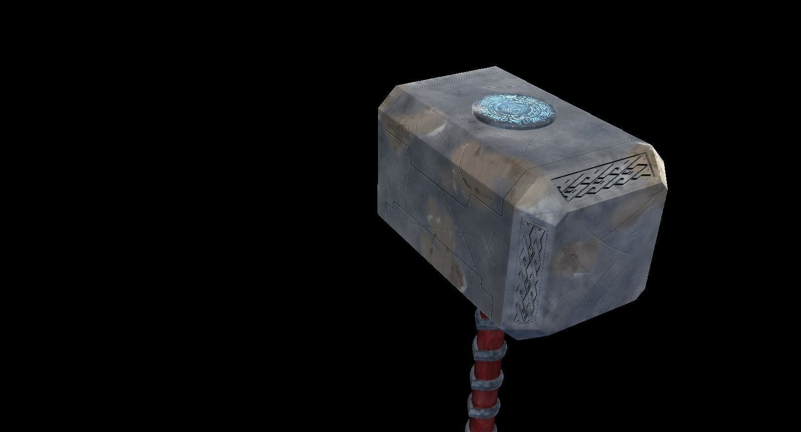 Mjolnir 3d Model Obj