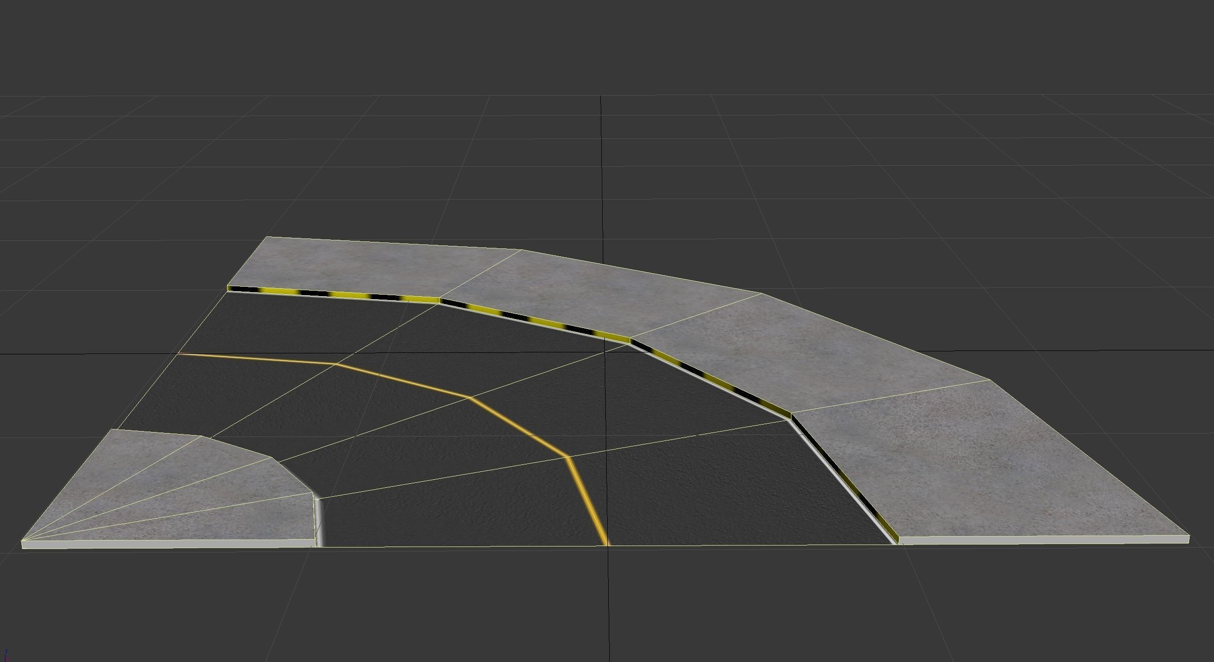 Modular Road and Highway Pack free VR / AR / low-poly 3D model | CGTrader