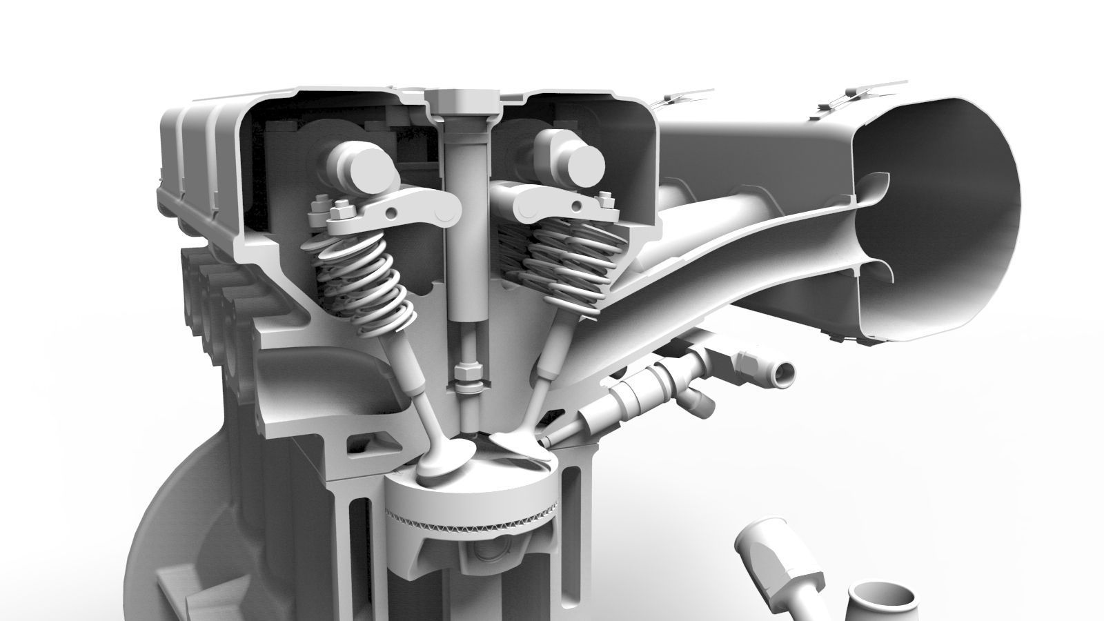 Race engine Super 2000 Rally 3D model | CGTrader