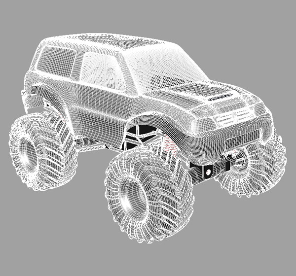 Monster Truck 3D model | CGTrader