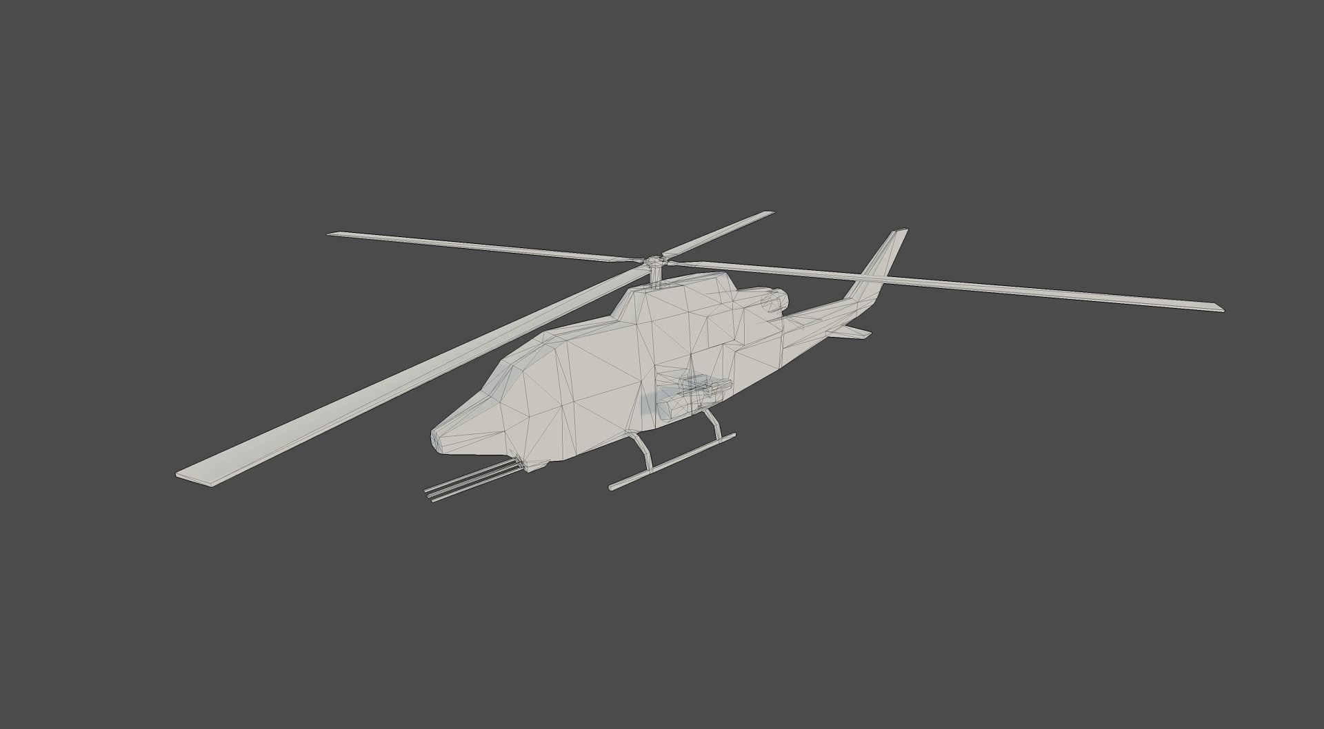 3D model Apache Helicopter lowpoly VR / AR / low-poly | CGTrader