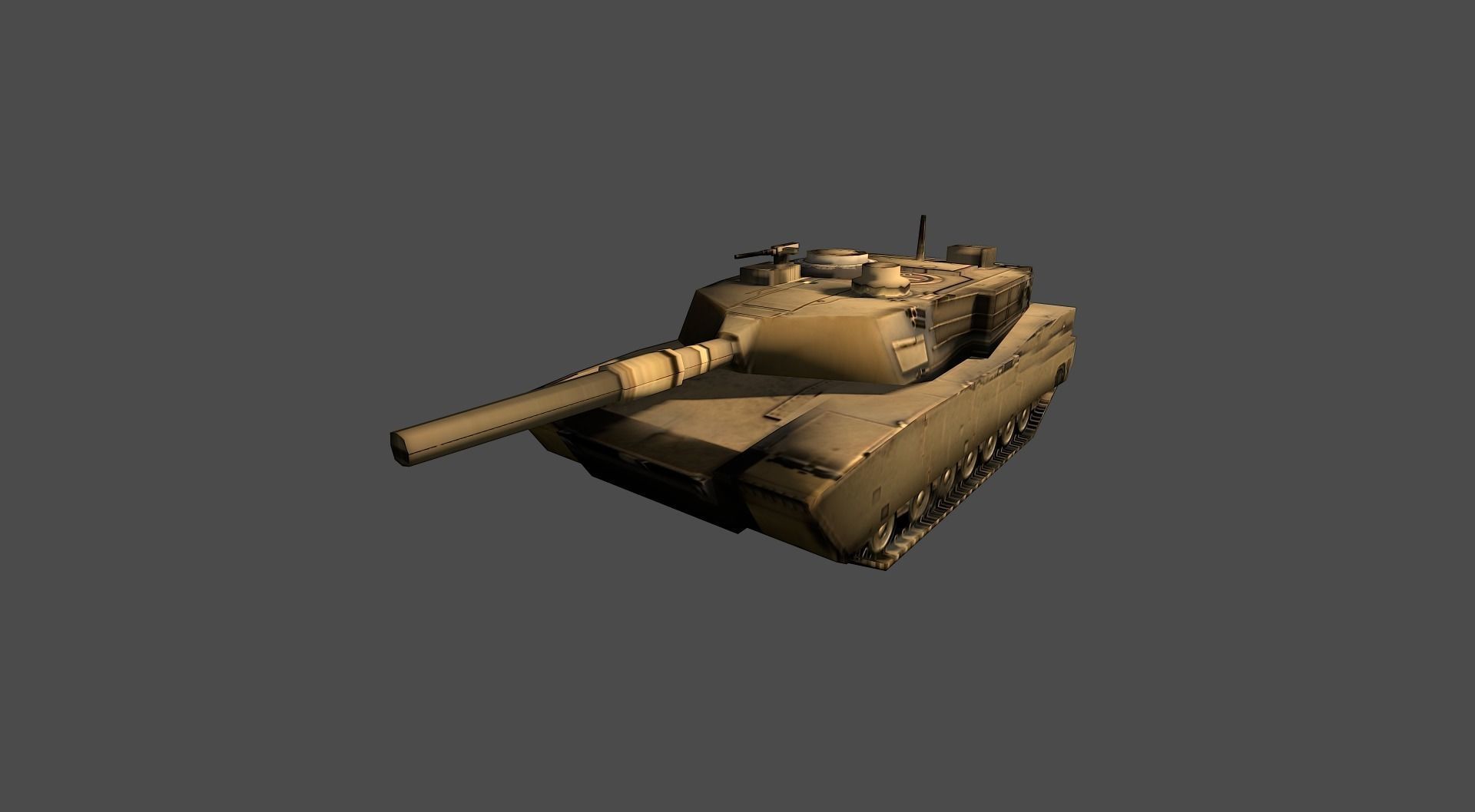 3D model M1 Abrams Tank lowpoly VR / AR / low-poly | CGTrader