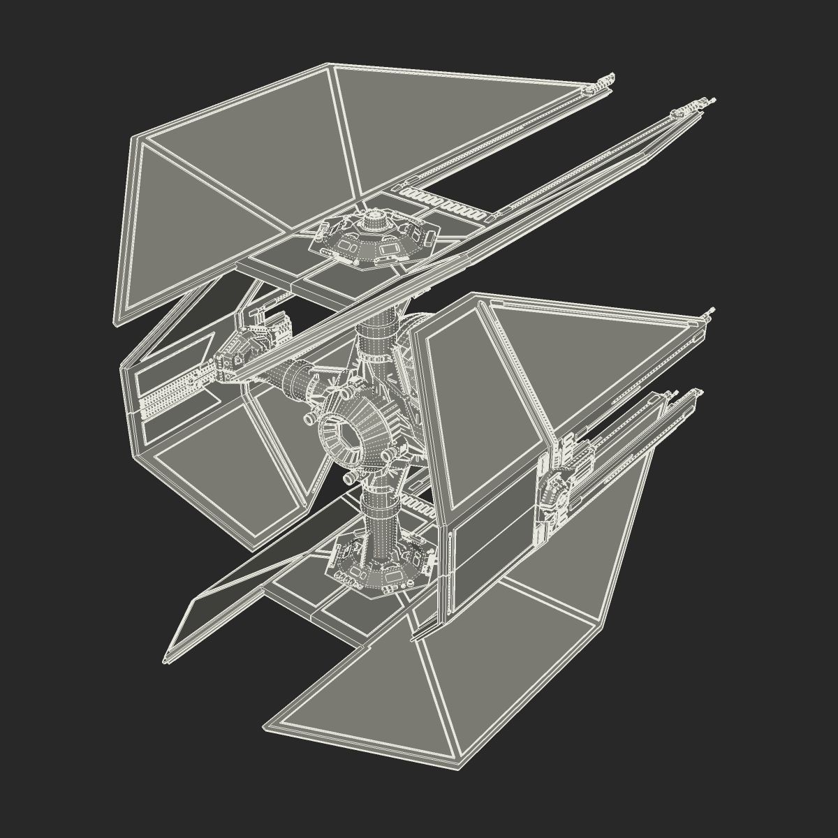 TIE Enforcer 3D model | CGTrader