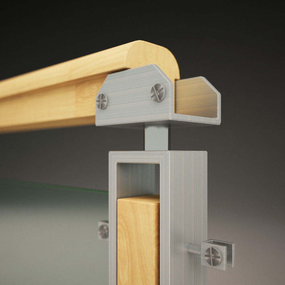 Modern Railings free 3D model | CGTrader