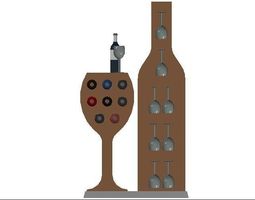 Wine rack 3D Printing Models | CGTrader