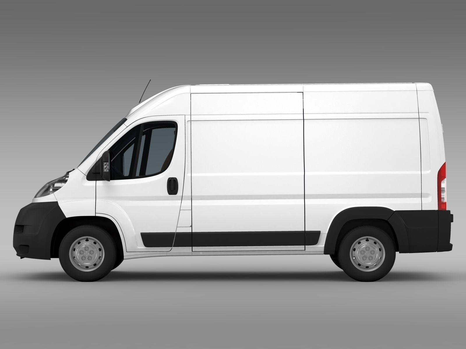 Fiat Ducato Van L2H2 2006-2014 3D model | CGTrader