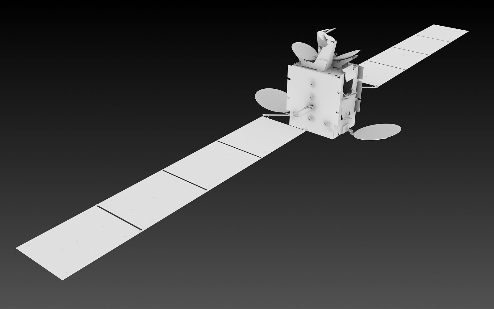SATELLITE 3A 3D model | CGTrader