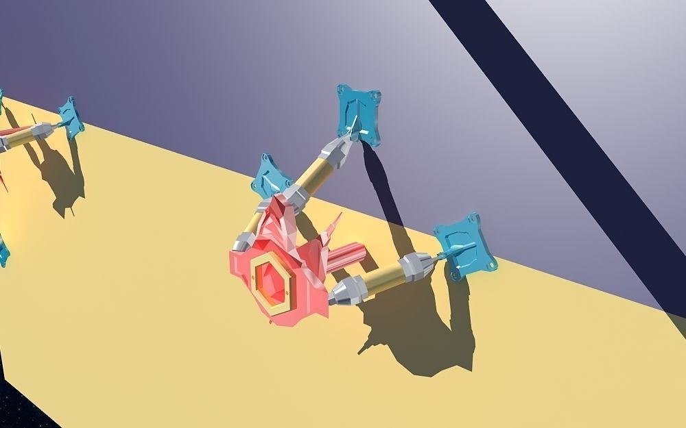 SATELLITE 3A 3D model | CGTrader