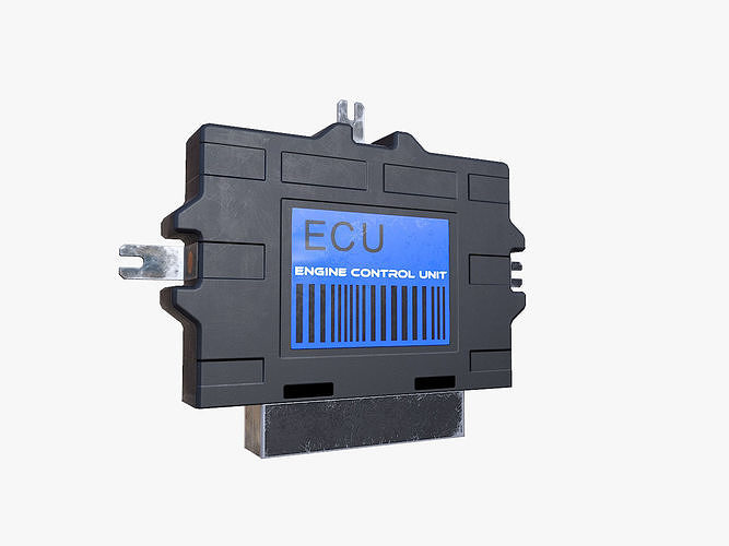 3D model ECU Engine Control Unit PBR VR / AR / low-poly | CGTrader