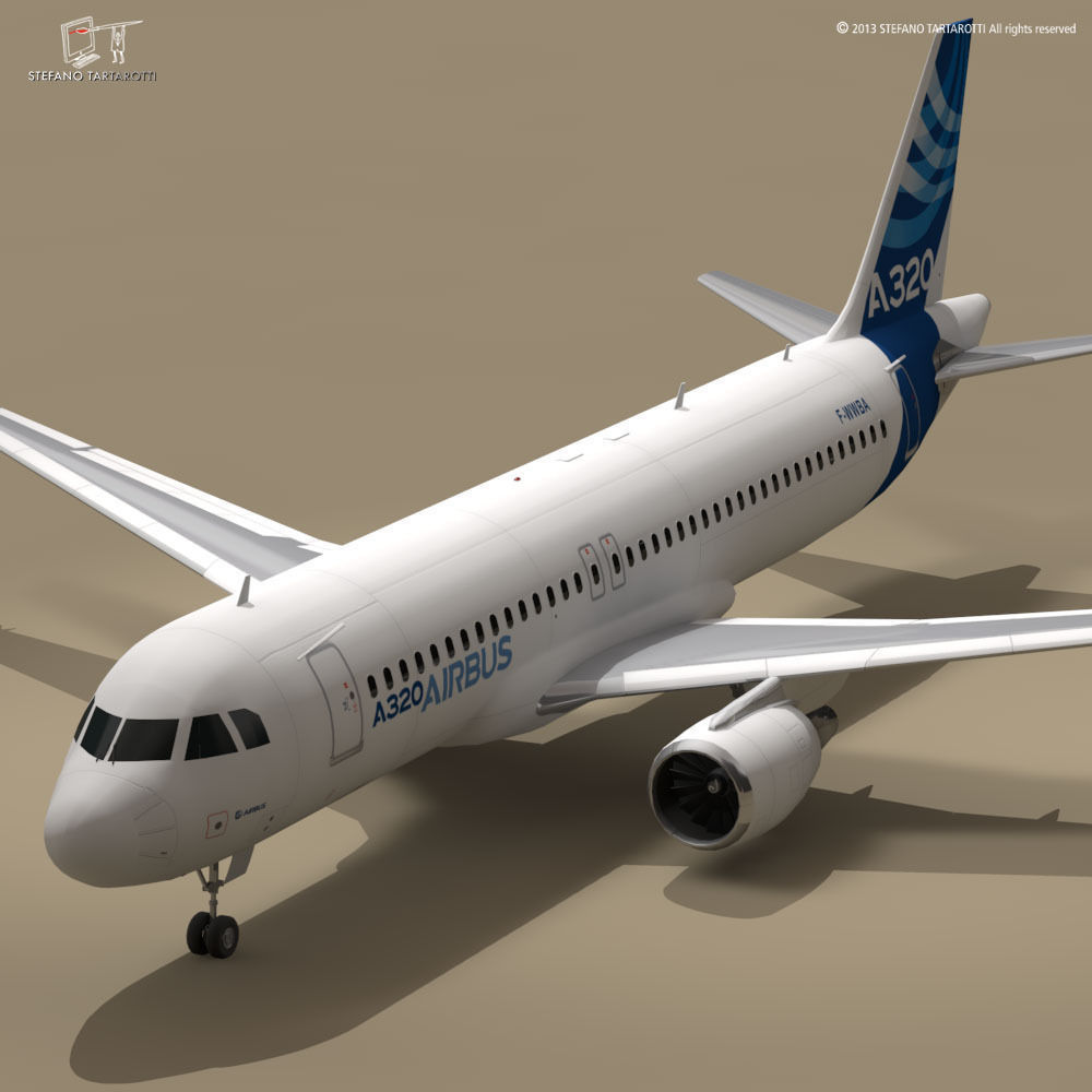 A320-200 airbus 3D model | CGTrader