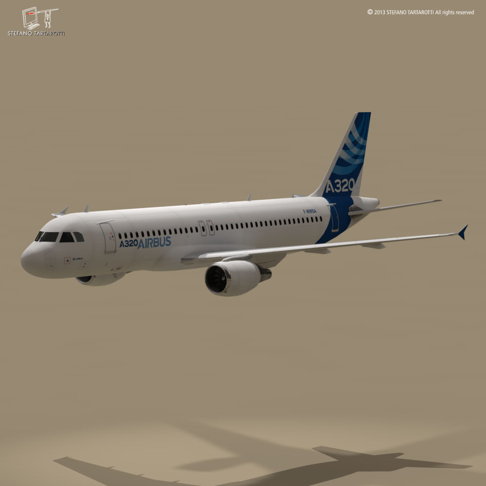 A320-200 airbus 3D model | CGTrader