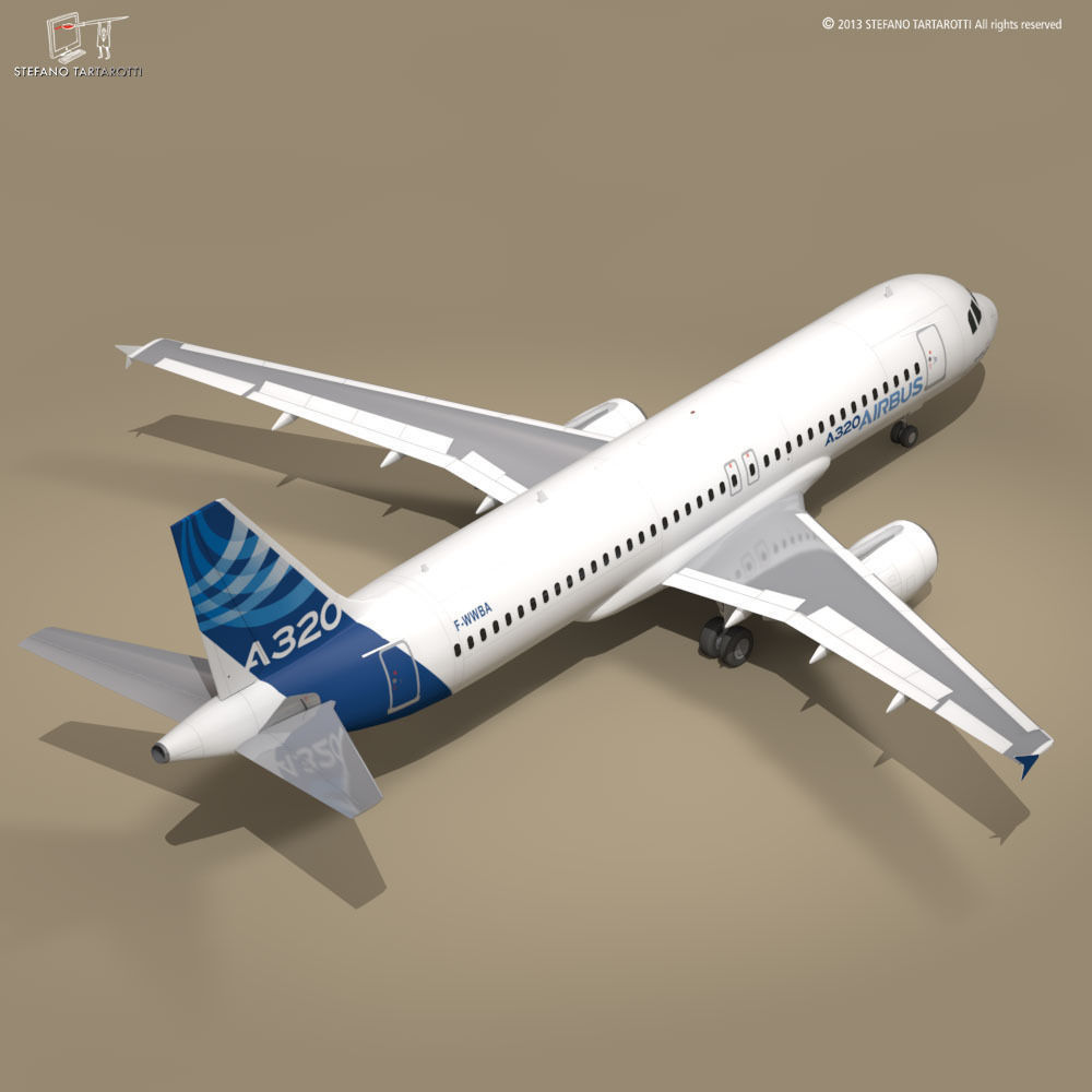 A320-200 airbus 3D model | CGTrader