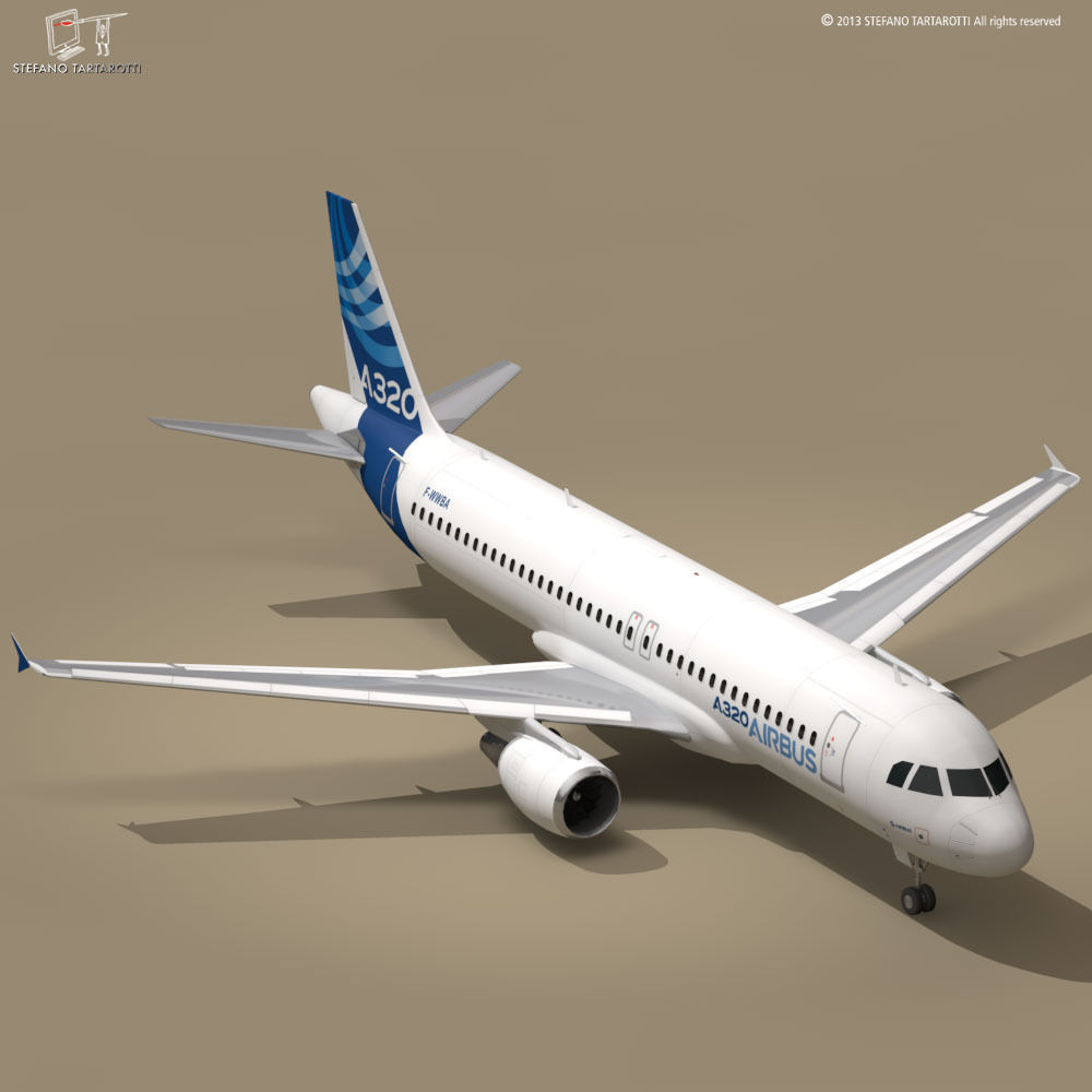 A320-200 airbus 3D model | CGTrader